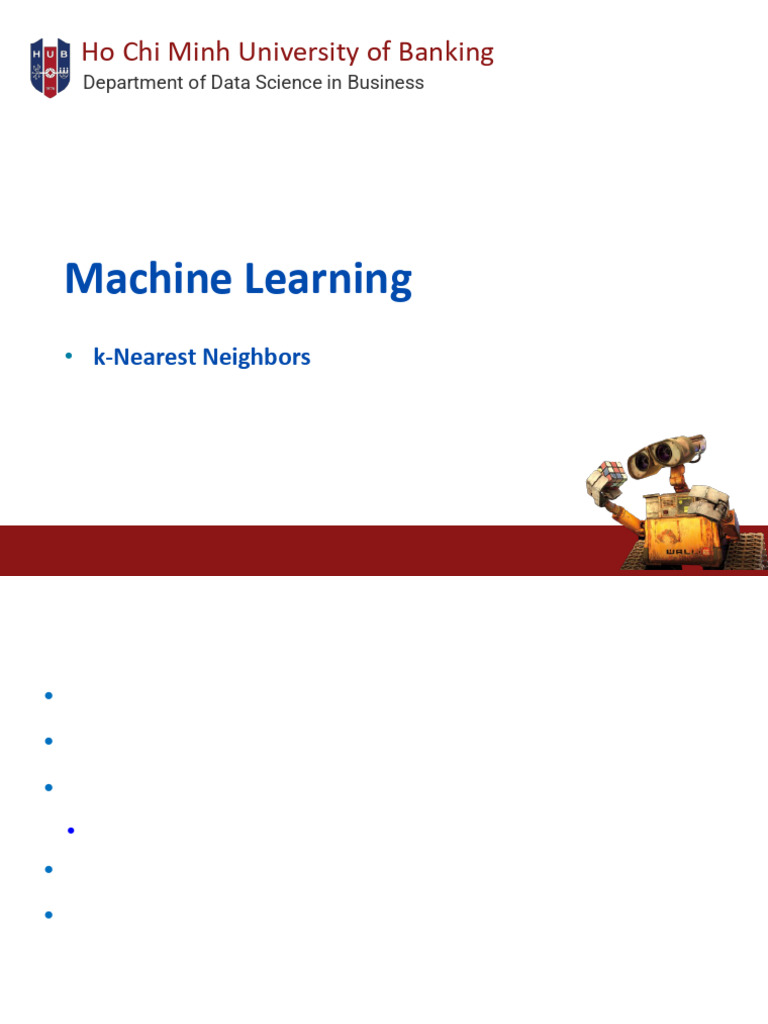 5. K-Nearest Neighbors | PDF | Machine Learning | Information Science