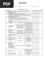 Nail Assessment and Blanch Test Guide | PDF | Nail (Anatomy) | Medical ...