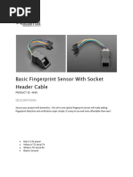 AS608 Fingerprint Reader Sensor Module | PDF | Fingerprint | Flash Memory