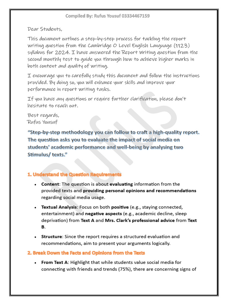 MT REPORT WRITING SOLVED | PDF | Social Media | Popular Culture & Media ...