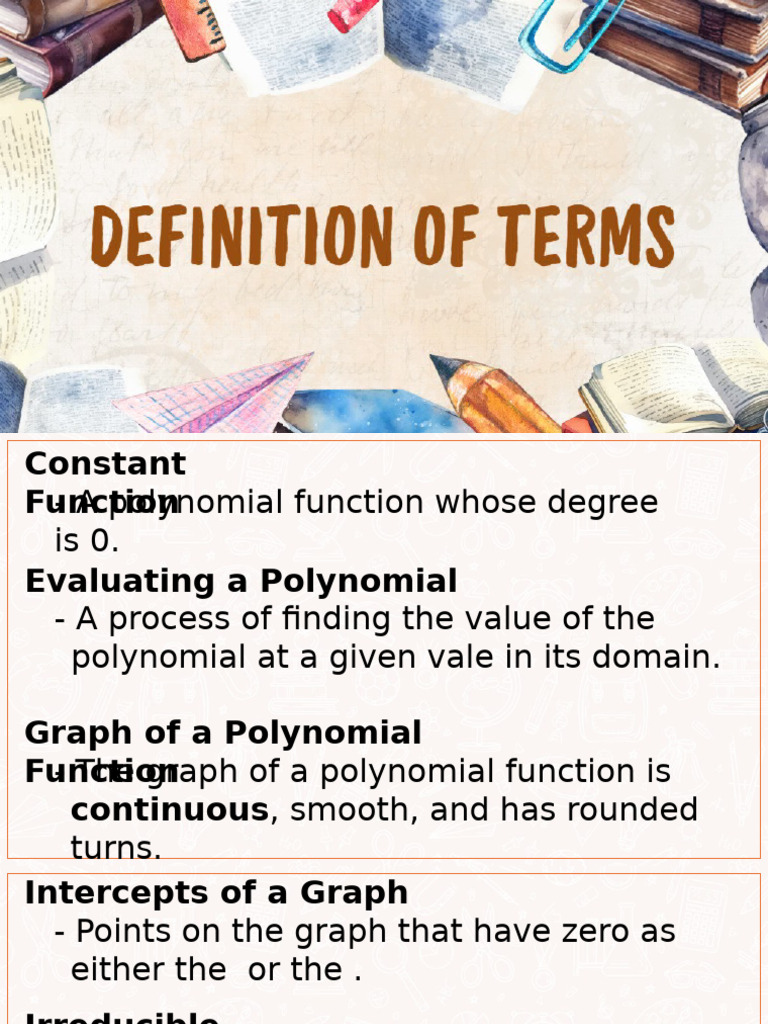 Understanding Polynomial Functions | PDF