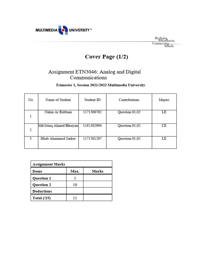 Assignment 1171300762 1181302904 1171301207 | PDF | Sampling (Signal Processing) | Ieee 802.11