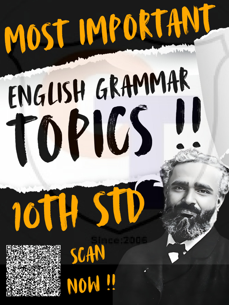 Important English Grammar Topics | PDF