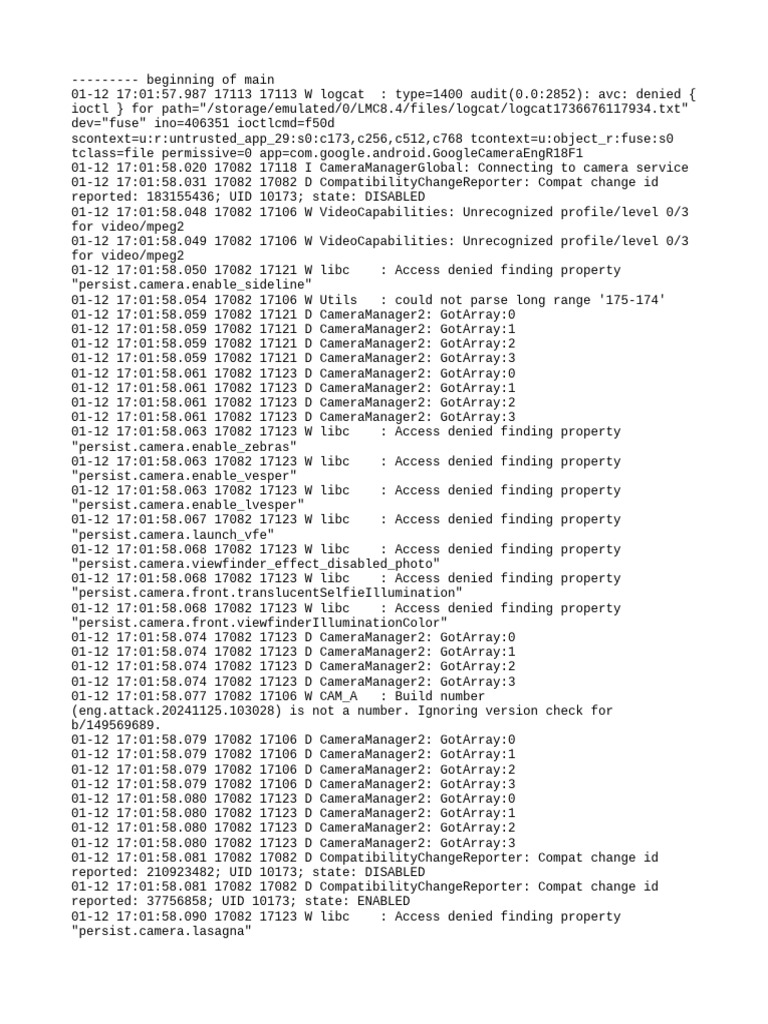 Log Cat 1736676117934 | PDF | Computer Programming | System Software