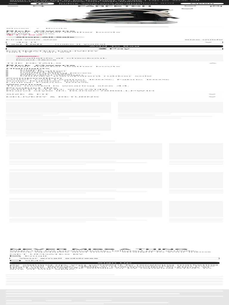 Rick Owens Lunar Tractor Leather Boots - Farfetch | PDF