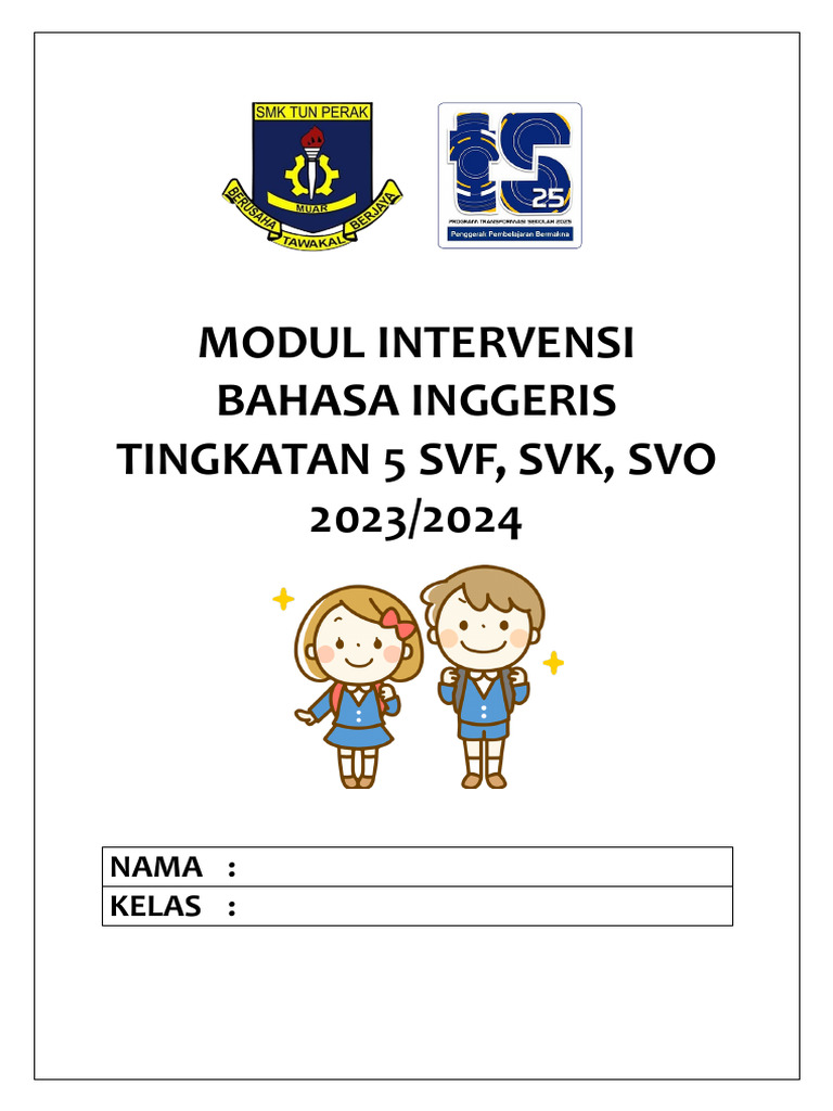 Modul Intervensi Front Cover & Partition | PDF