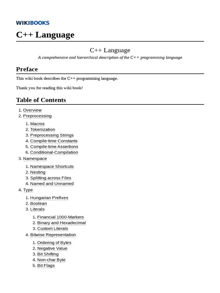 C++ Language | PDF | C++ | Pointer (Computer Programming)