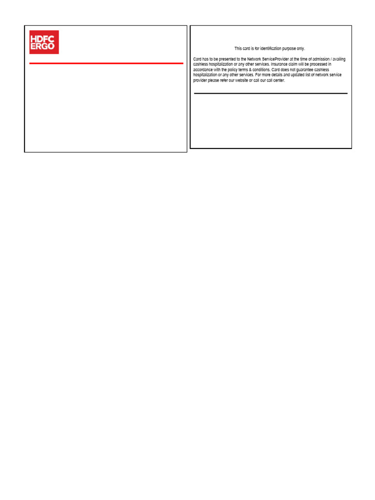Health Card | PDF