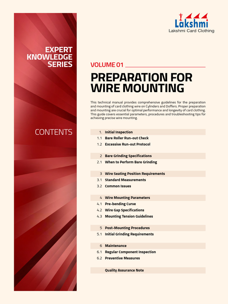 LCC Prep For Wire Mounting Expert Knowledge Series | PDF