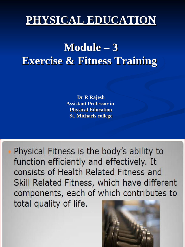 Health Related Fitness Components | PDF | Muscle Contraction | Physical Fitness