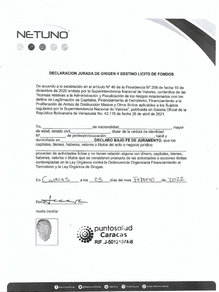 Contrato Netuno Firmado | PDF