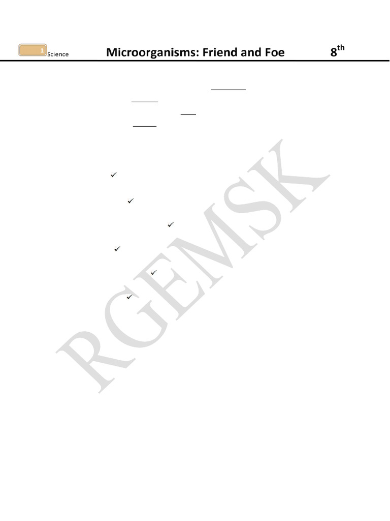 MicrorgasnismS 8th | PDF | Microorganism | Bacteria