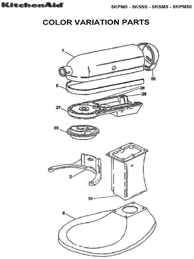 Kitchenaid 5KPM5 5K5SS 5KSM5 5KPM50 Web | PDF
