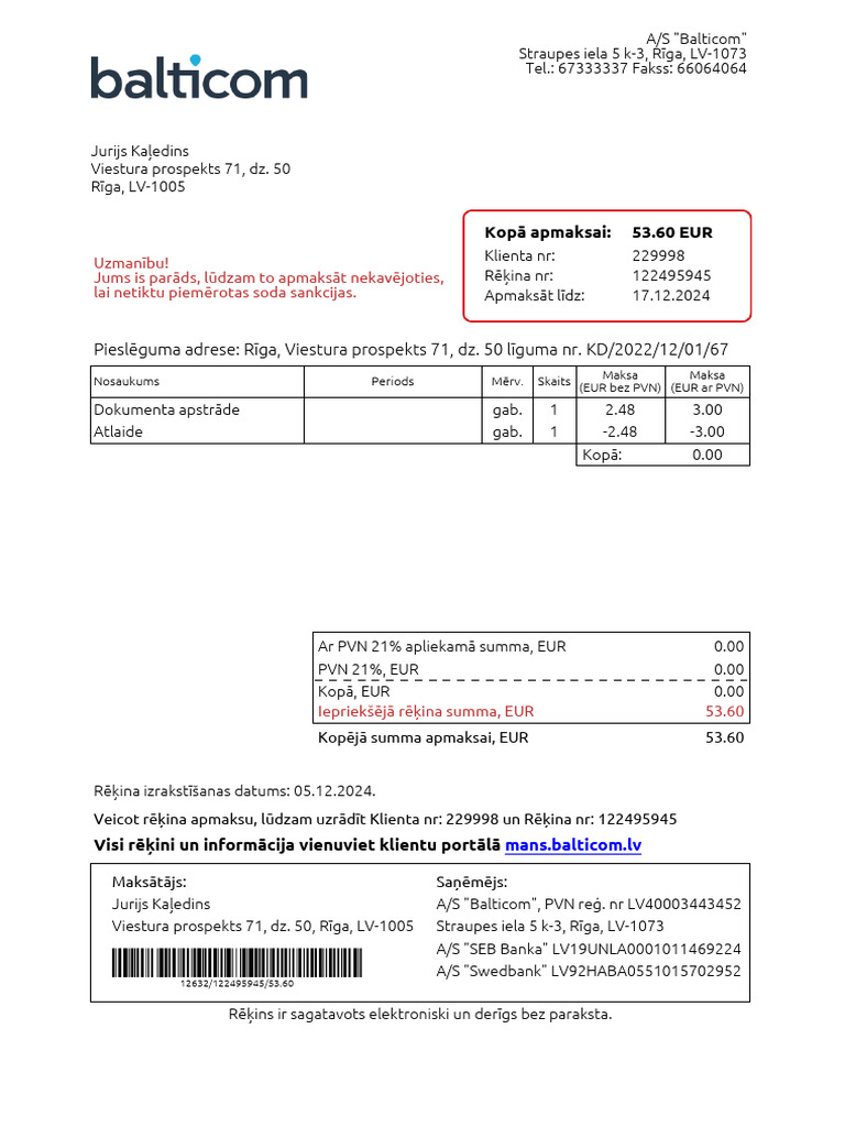 Balticom 122495945 | PDF