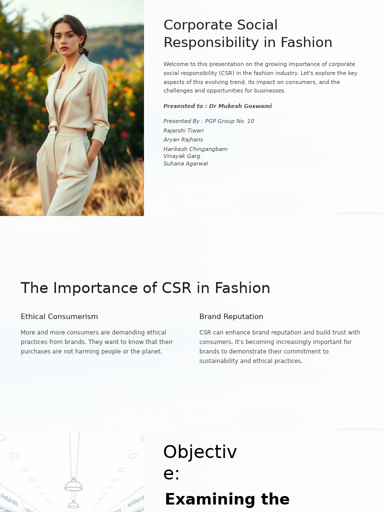 CSR Impact on Fashion Consumer Behavior | PDF | Corporate Social ...
