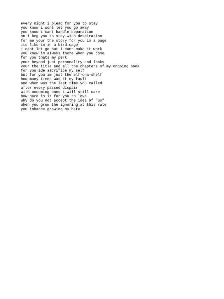 Poem | PDF