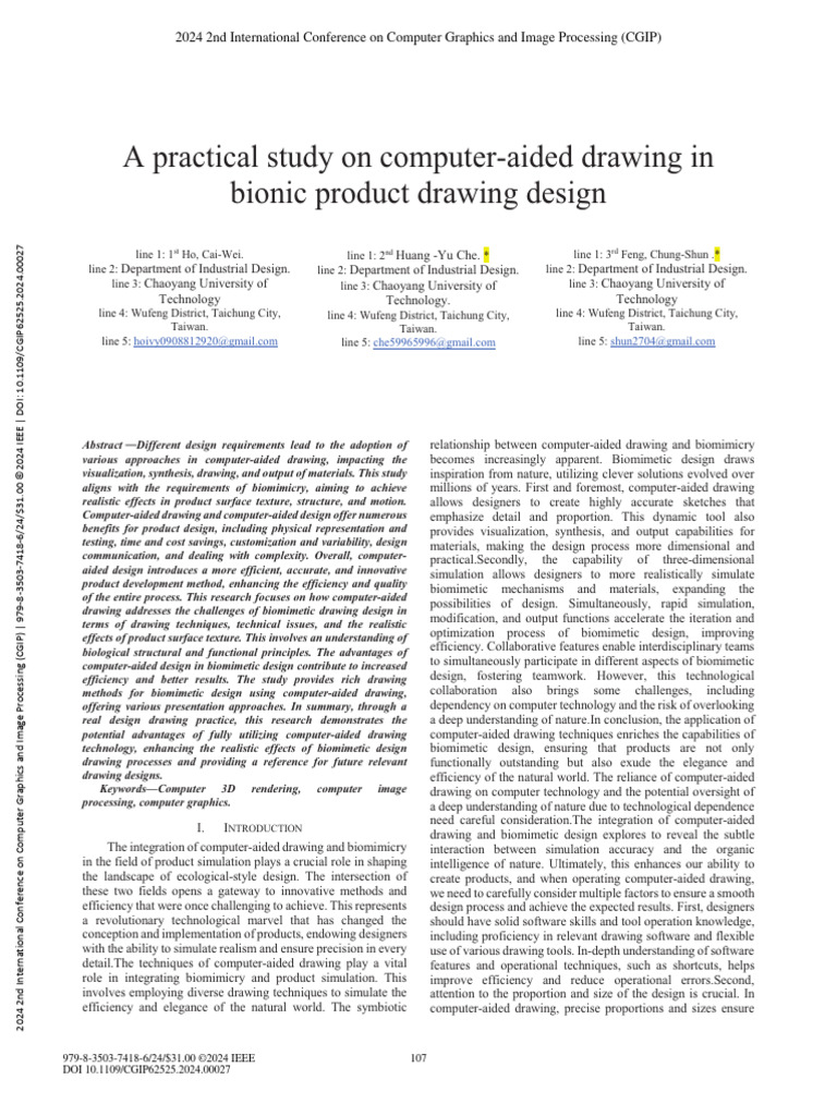 2 A Practical Study On Computer-Aided Drawing in Bionic Product Drawing ...