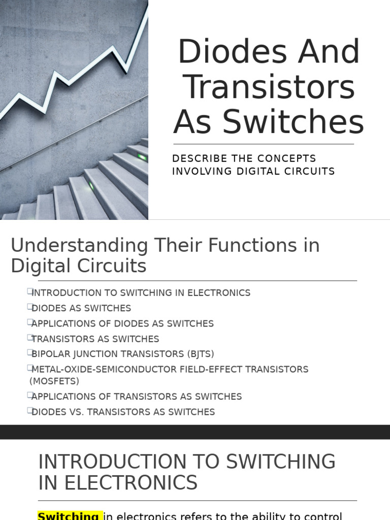 Diodes and Transistors As Switches | PDF | Bipolar Junction Transistor ...