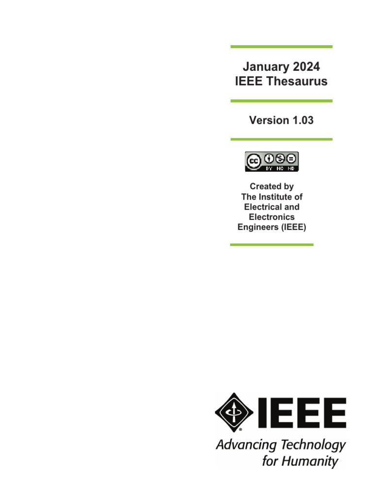 IEEE Thesaurus Overview 2024 | PDF | Acoustics | Metamaterial