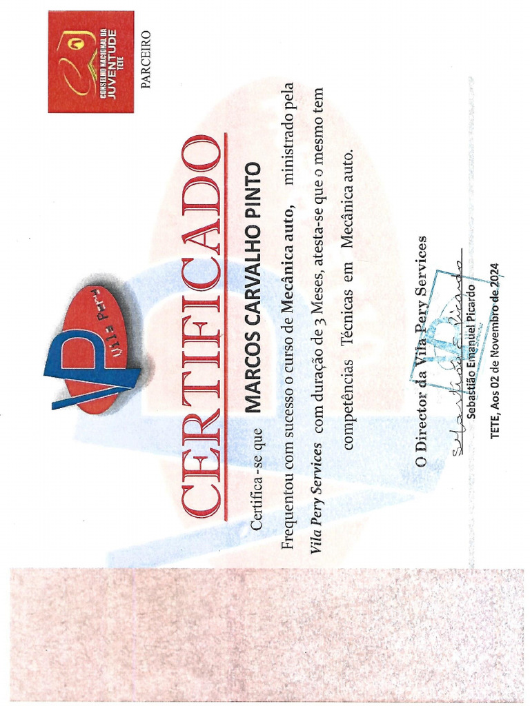 Certifica Do | PDF