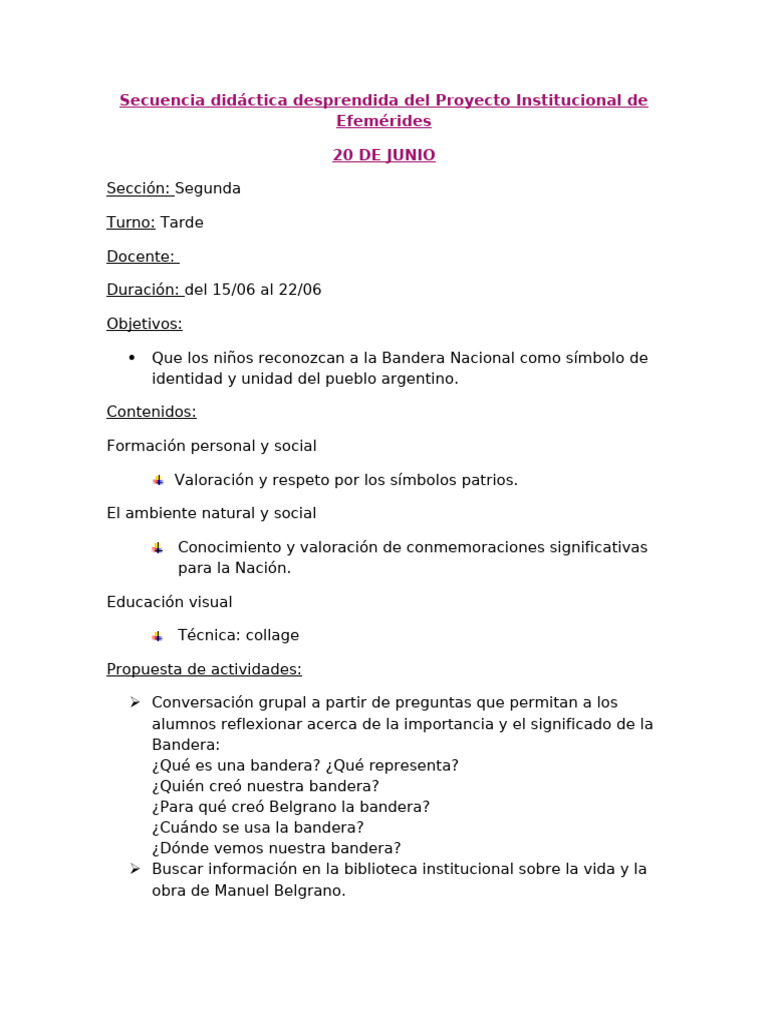 20 de Junio | PDF