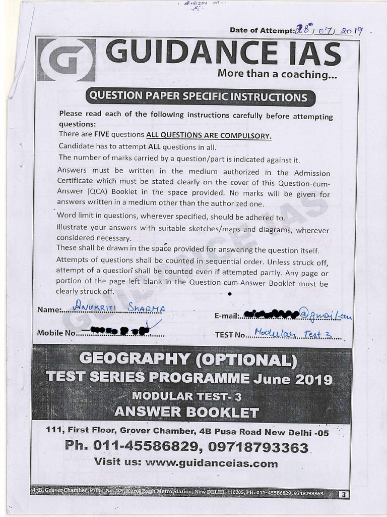 Anukriti Sharma Paper 2 Answer | PDF