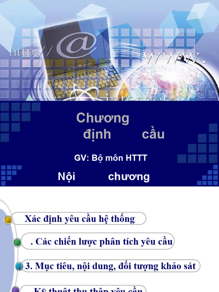 Chuong 2_PTTKHTTT_Xac dinh yeu cau | PDF