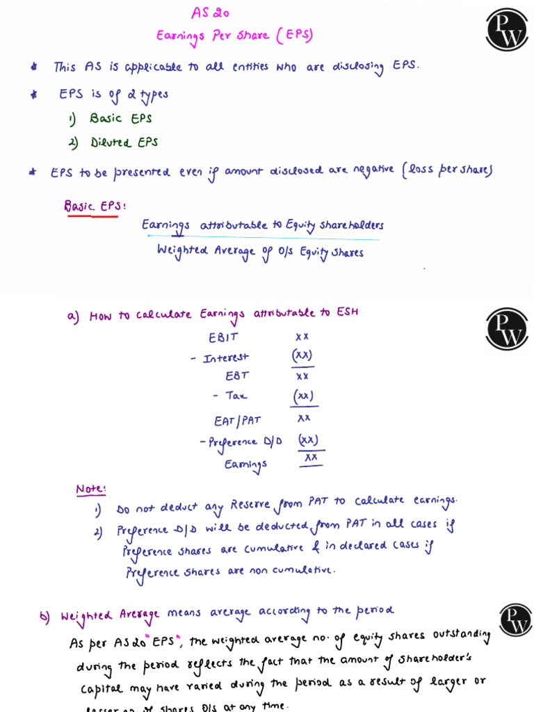 AS 20 - Hand Written Notes | PDF