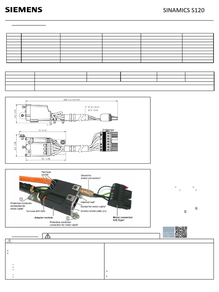 SINAMICS S120 Motor Module Guide | PDF | Electrical Connector | Components