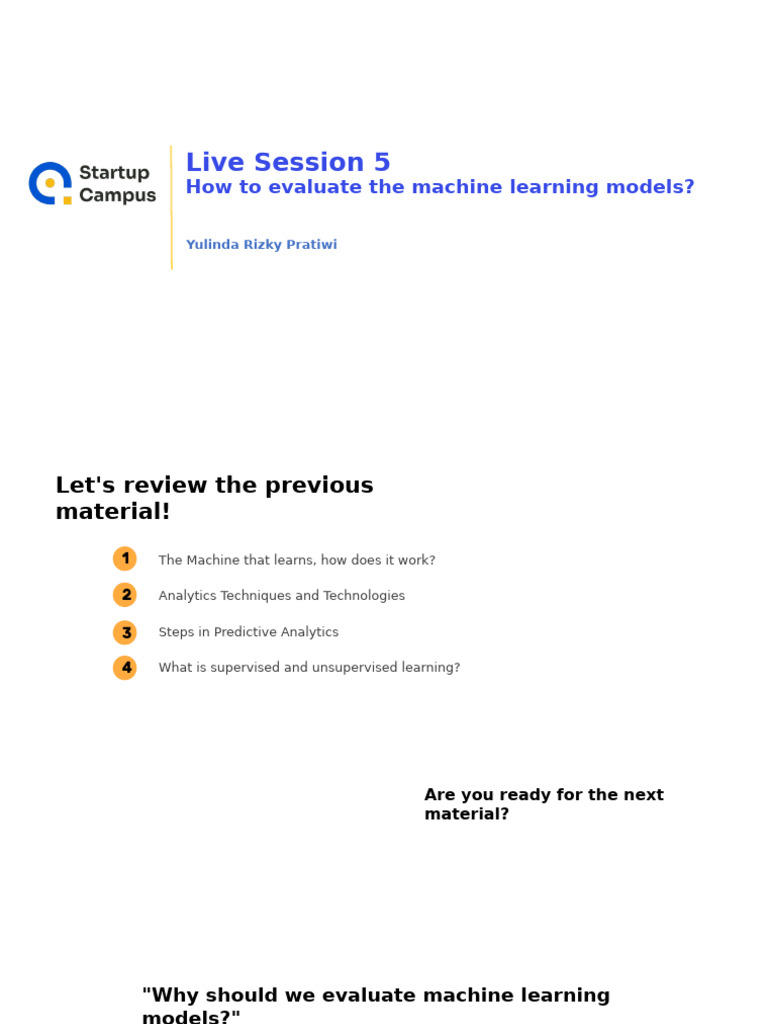 ML Model Evaluation Guide | PDF | Applied Mathematics | Learning