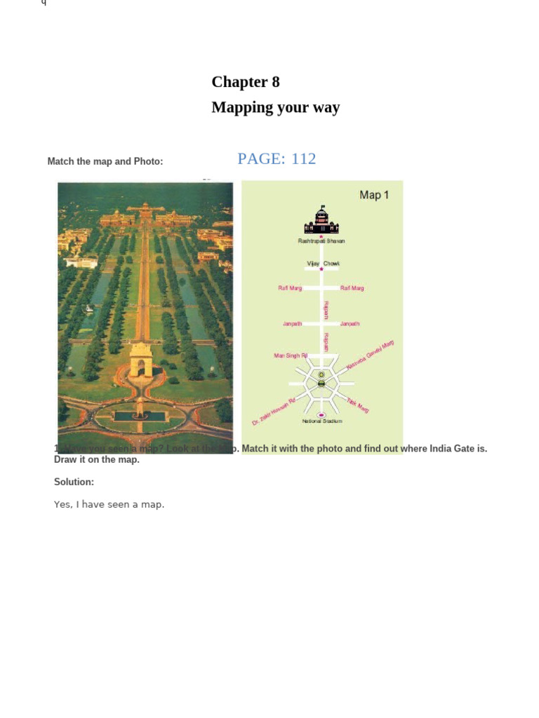 Mapping India Gate and Rashtrapati Bhavan | PDF | Area