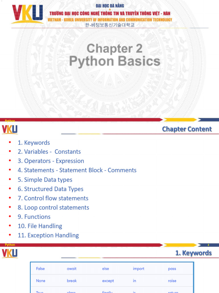 Chapter 2. Python Basics | PDF | Python (Programming Language ... Chapter 2. Python Basics | PDF | Python (Programming Language ...