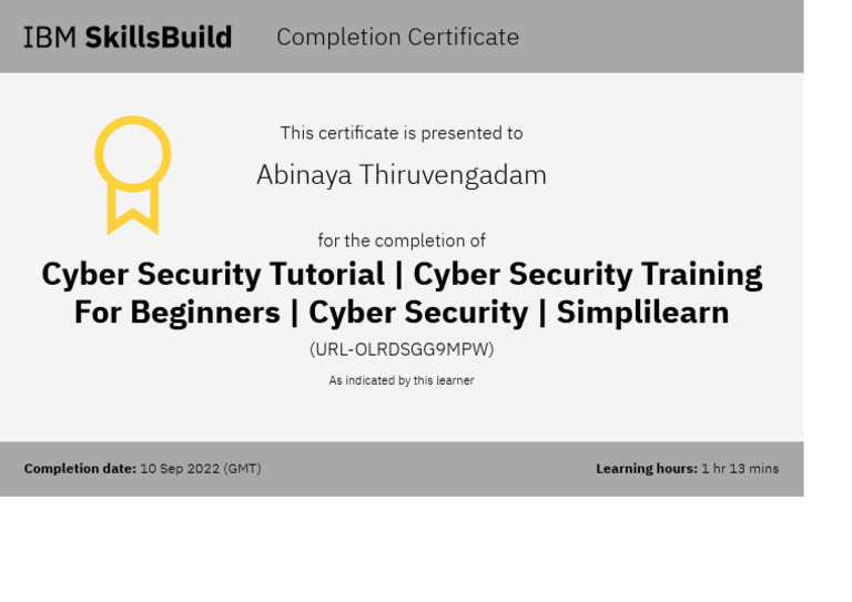 Cyber Security - Skillsbuild | PDF