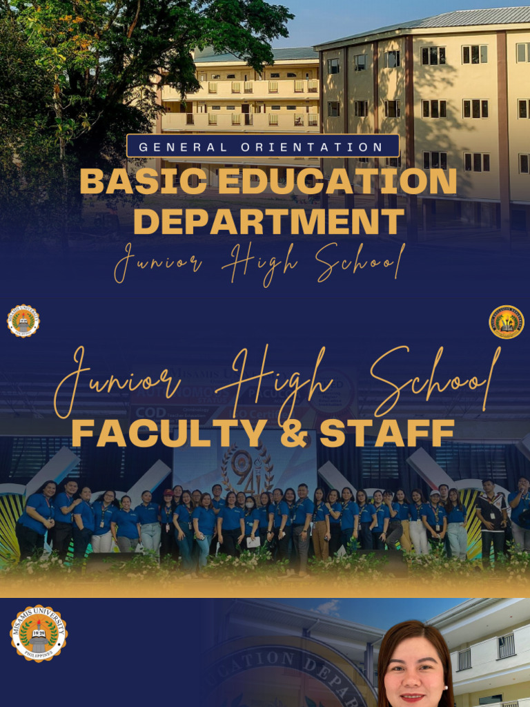 JHS General Orientation 2023 2024 | PDF