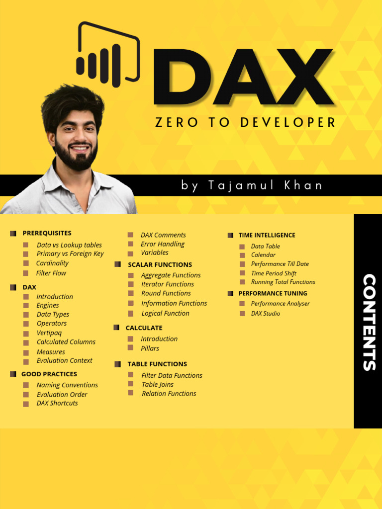Dax Zero to Developer | PDF | Table (Database) | Function (Mathematics) Dax Zero to Developer | PDF | Table (Database) | Function (Mathematics)