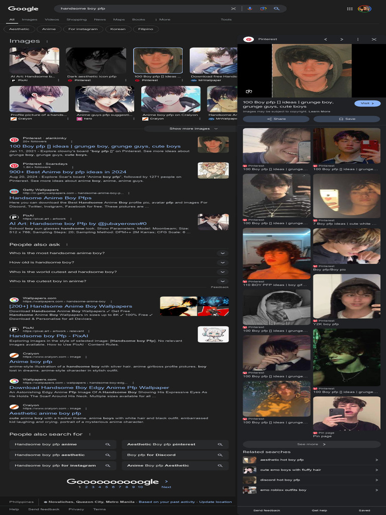 Handsome Boy PFP - Google Search | PDF