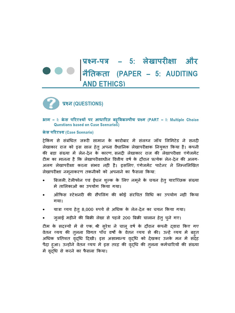 Audit RTP Hindi | PDF