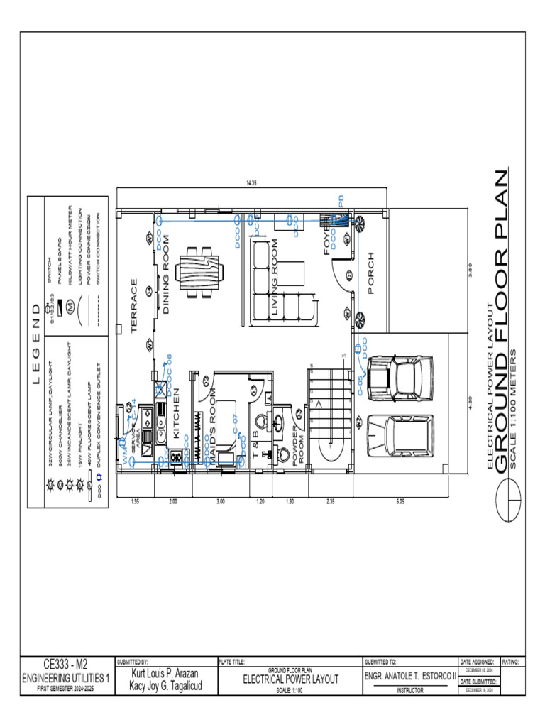 Electrical Layout and Energy Analysis | PDF | Lighting | Flashlight