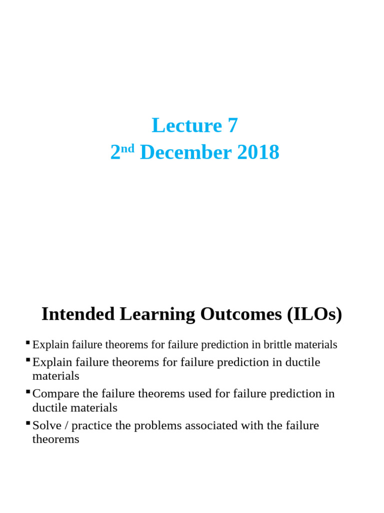 2 Failure Theory | PDF | Strength Of Materials | Stress (Mechanics)