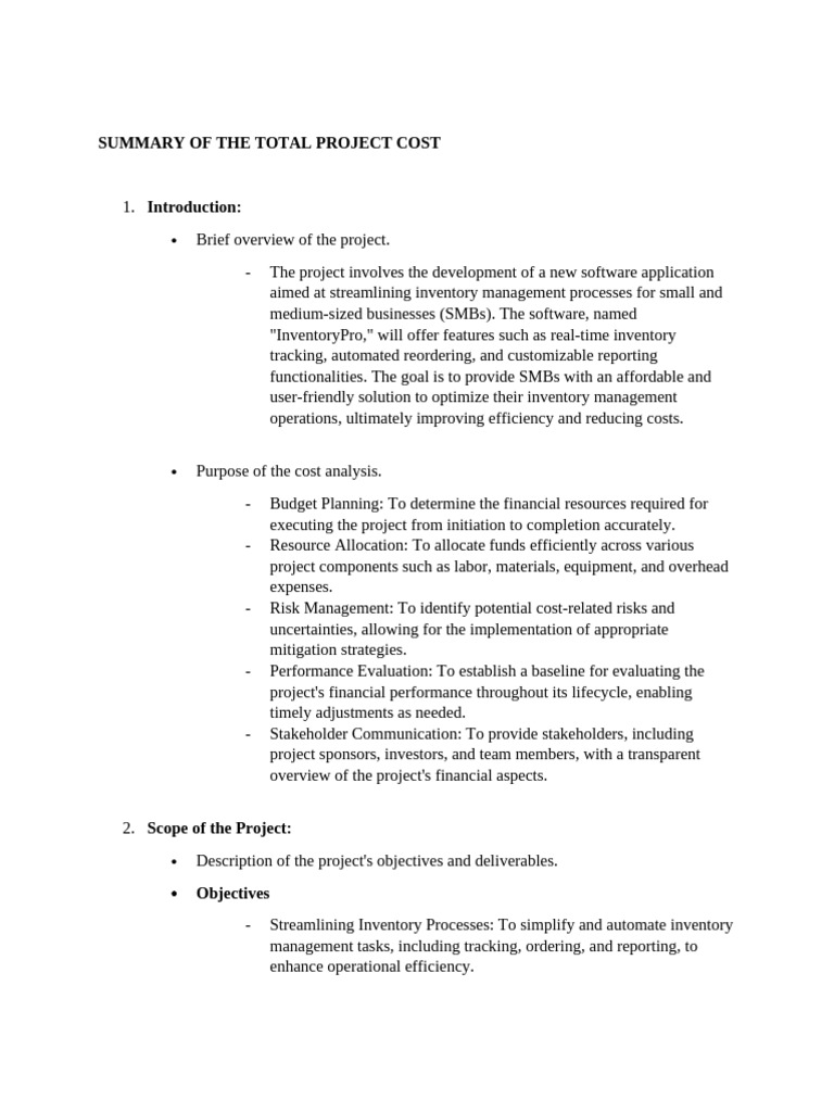 qs final req. | PDF | Expense | Risk