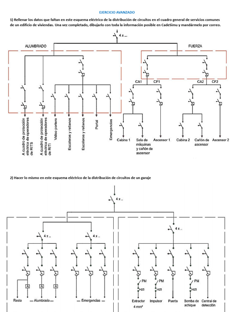 Esquemas Electr de Cuadros AVANZADO | PDF