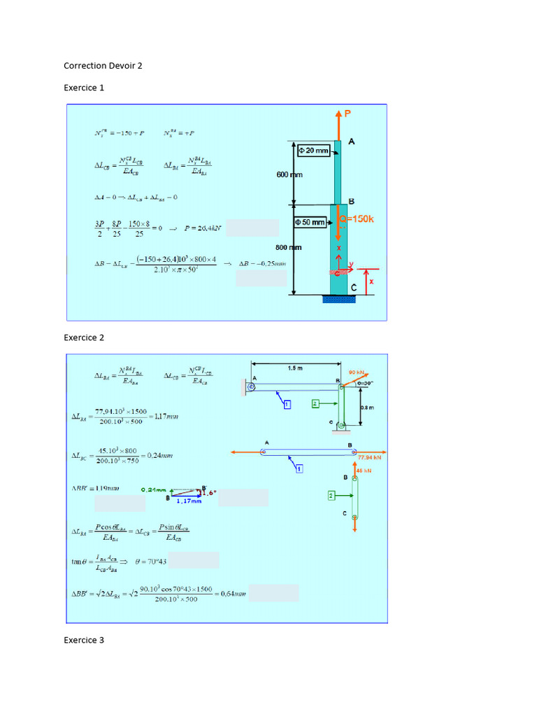 Devoir 2 Correction | PDF