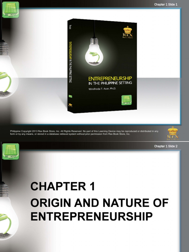 ENTREP Chap1 NAKey | PDF