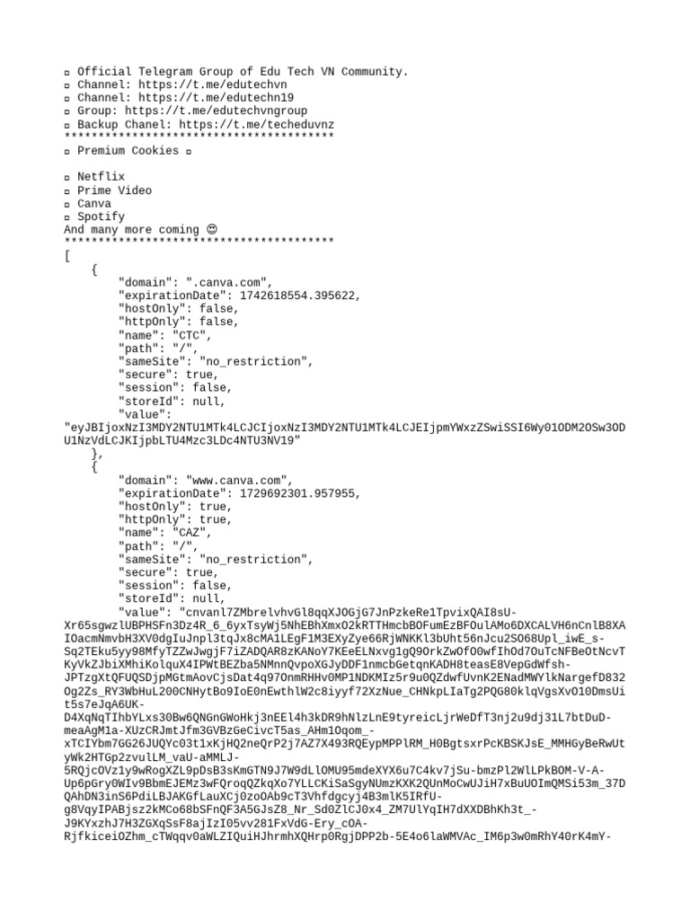 ?canva Cookies 01 Share by - Https - T.me - Edutechvn | PDF | Sql | Databases