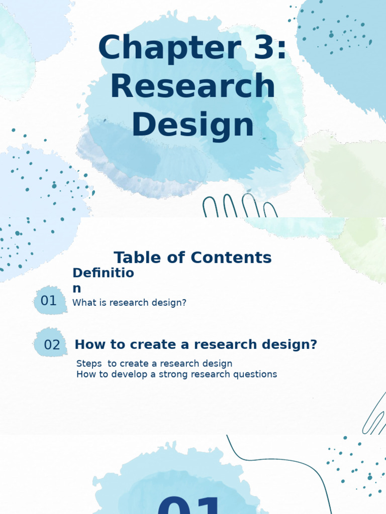 Chapter 3 Research Design | PDF | Sampling (Statistics) | Survey Methodology