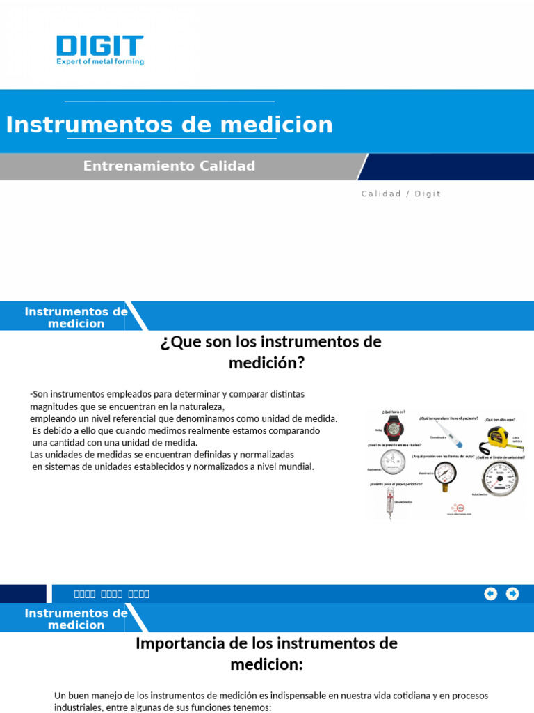 Instrumentos de Medicion 1er Cuadrante | PDF