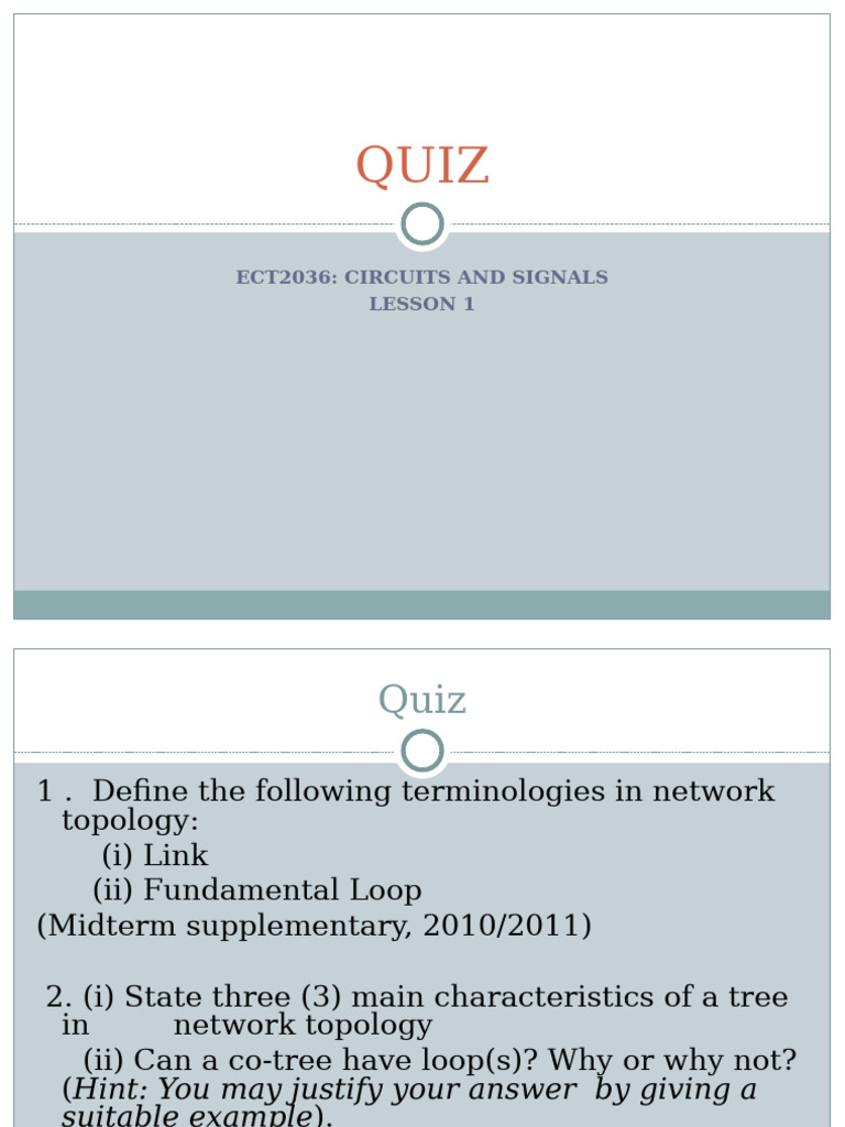 18883_QUIZ - Lesson 1 | PDF