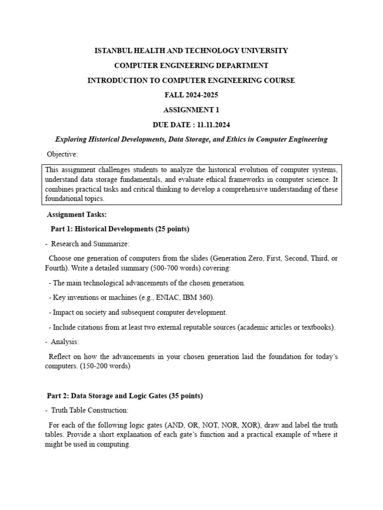 COE101_Assignment1 | PDF | Engineering | Data