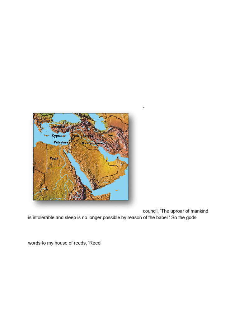 Mesopotamian Flood Story2 | PDF | Flood Myth | Mesopotamian Mythology