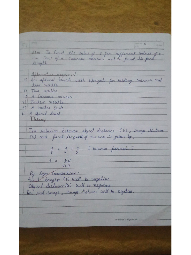 Physics practical | PDF